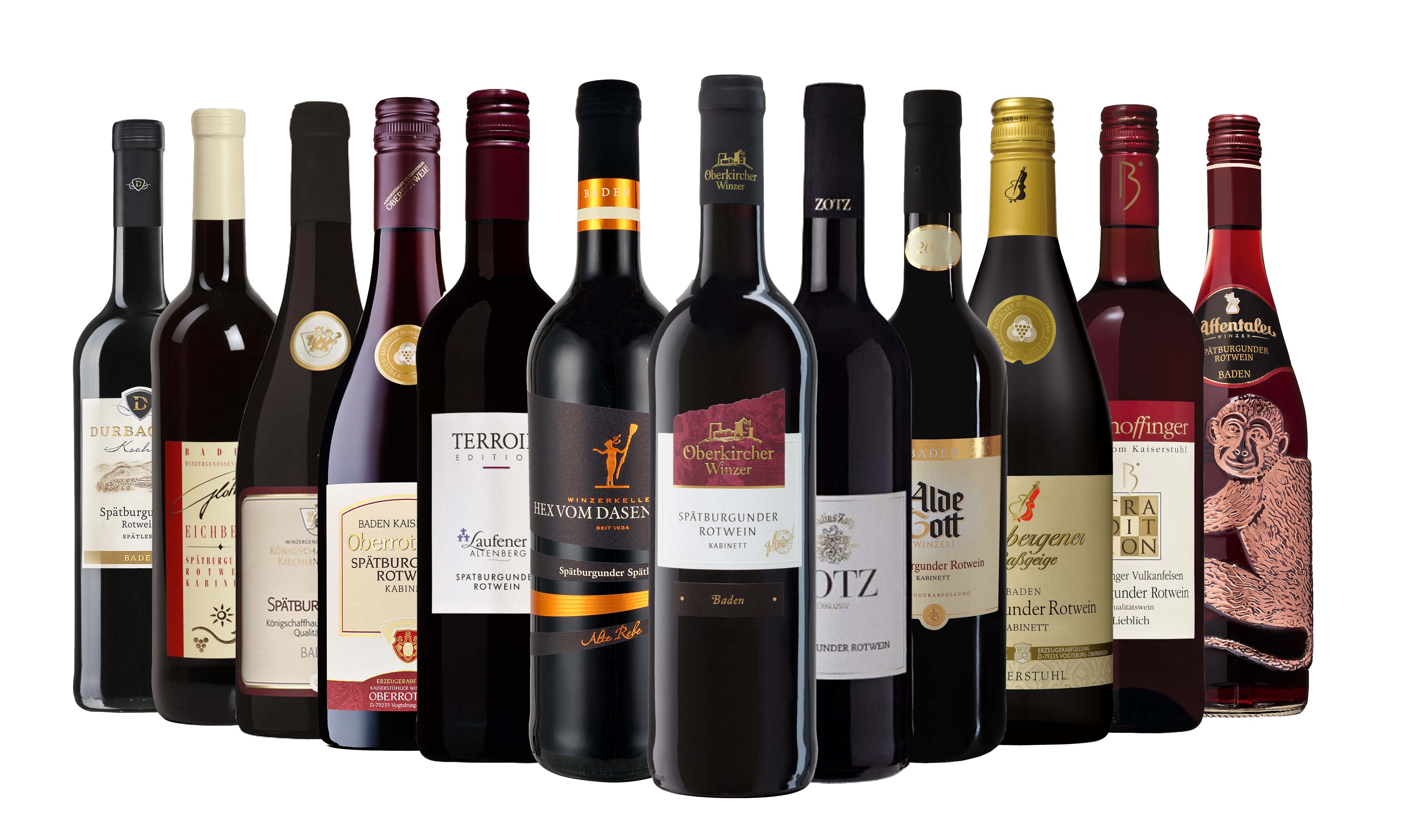 Rotwein Probierpaket jetzt online kaufen bei | Badische-Weine